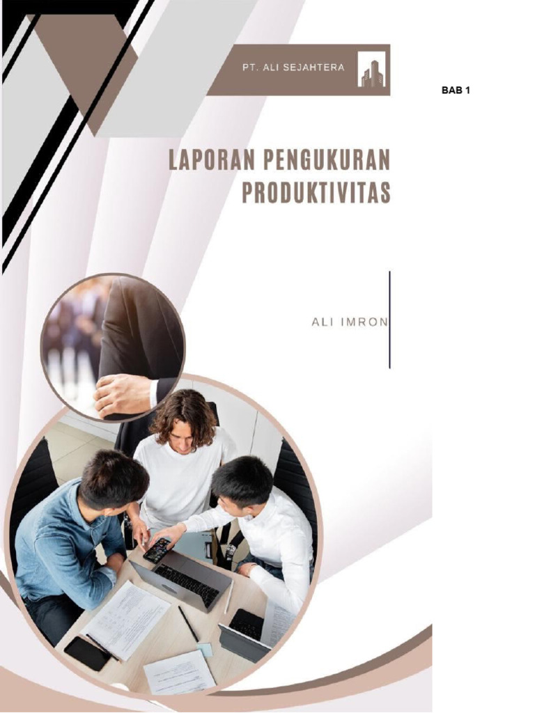 LAPORAN PENEGUKURAN PRODUKTIVITAS LEVEL MIKRO Kel 1 Ali Imron | PDF