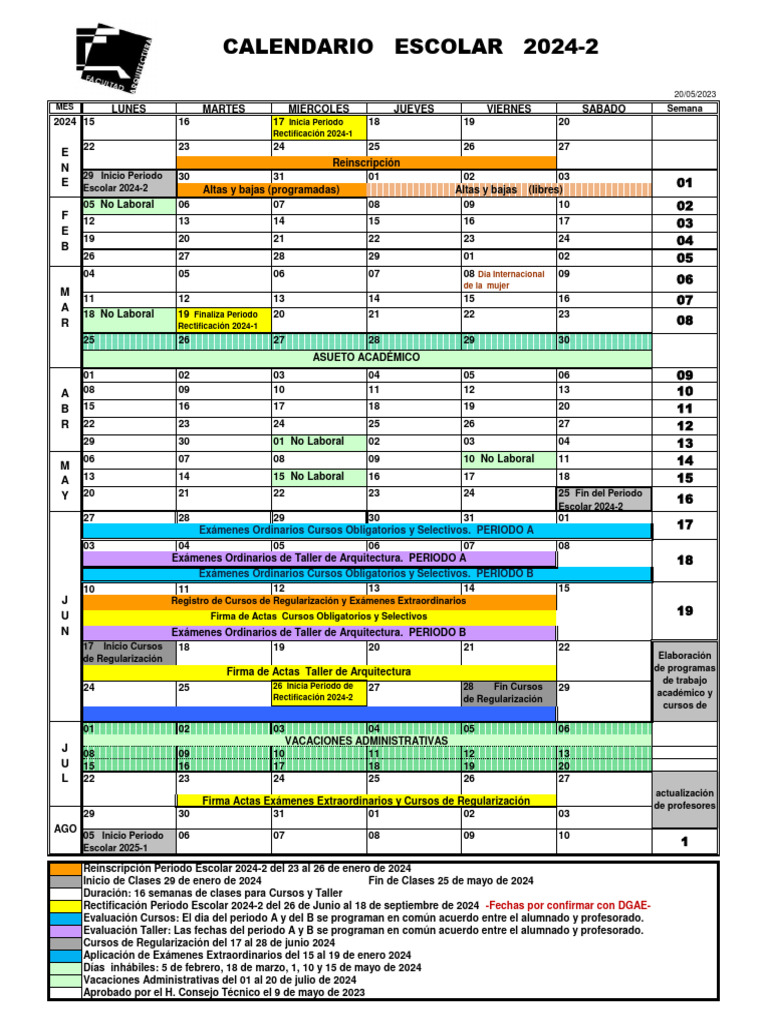 Calen Arq 2024-2C | PDF