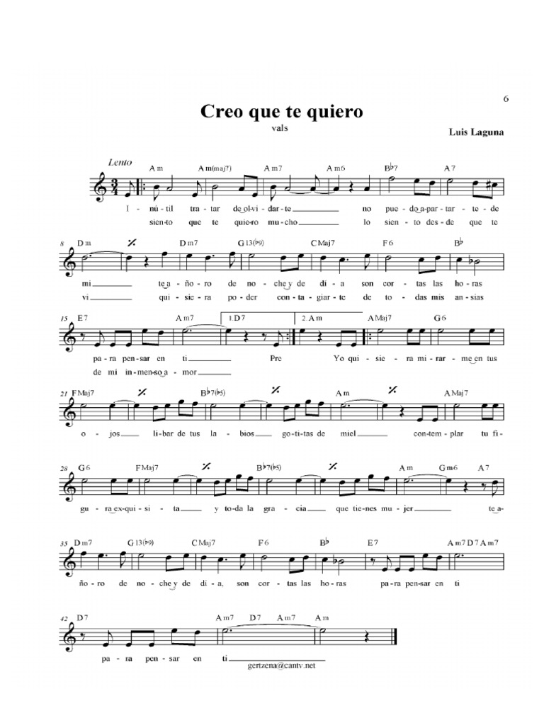 Creo Que Te Quiero | PDF
