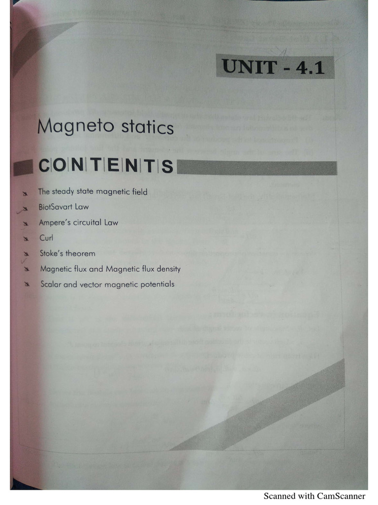 Electro Magnetic Theory Unit 4 | PDF
