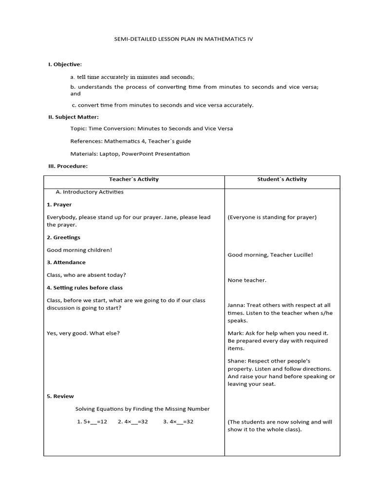Detailed LP Math 4 Q3 W6 F | PDF