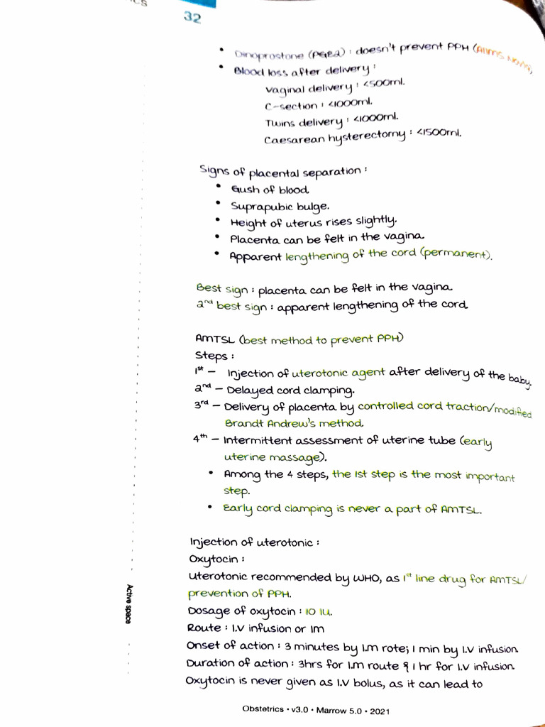 Active Management of 3rd Stage Labour | PDF | Childbirth | Mammalian ...