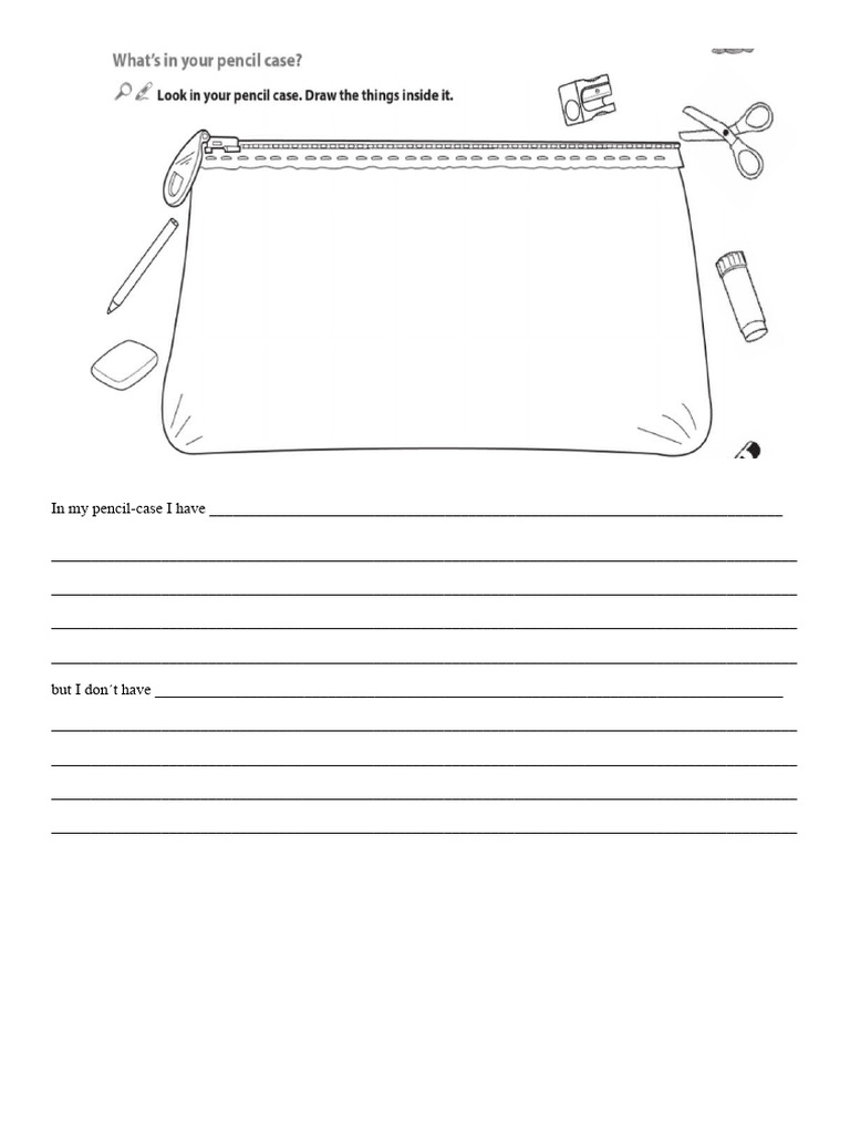 What Is in Your Pencil-Case | PDF