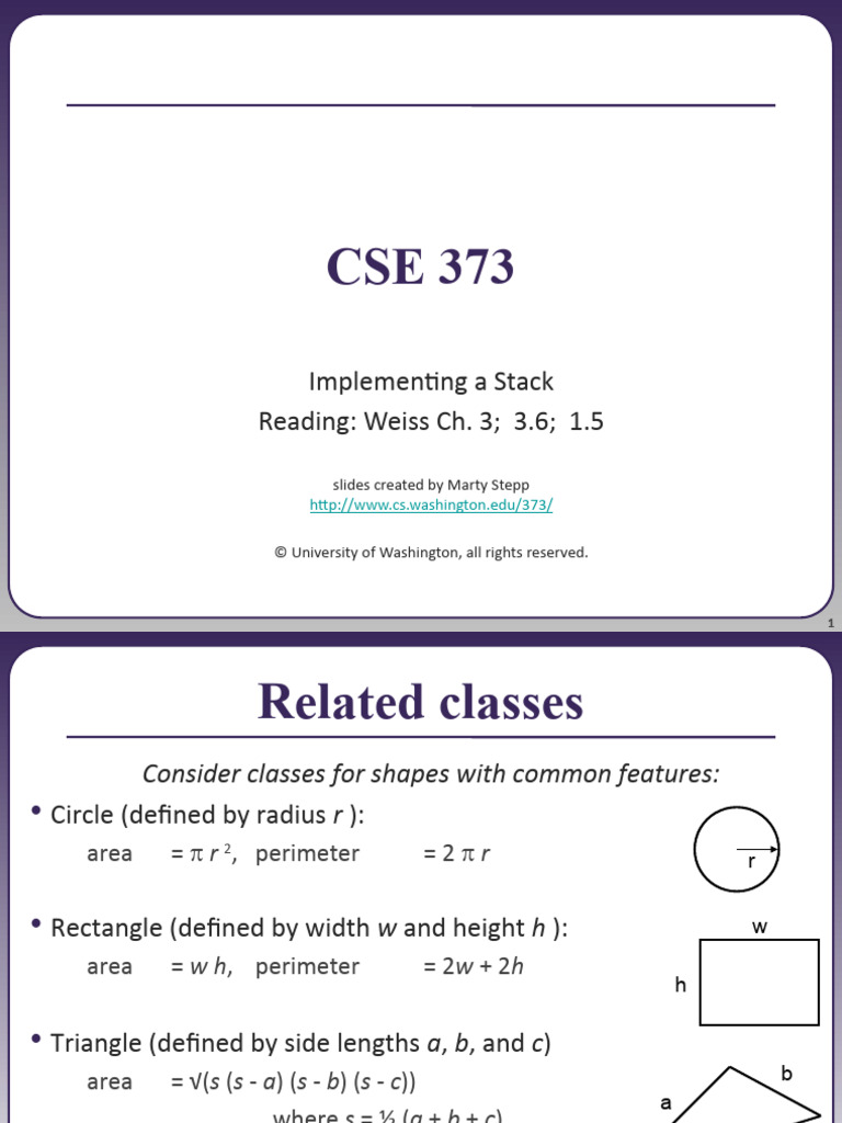 07 Stack Implementation Pdf Class Computer Programming Method 4638