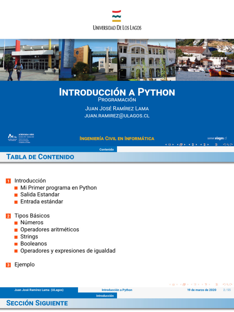 1_Introduccion | PDF | Python (lenguaje de programación) | Programación de computadoras