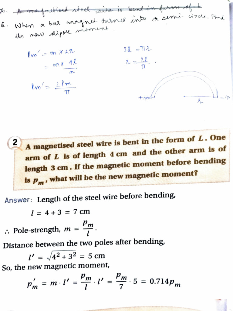 MCQ Physics | PDF | Magnetism | Magnet