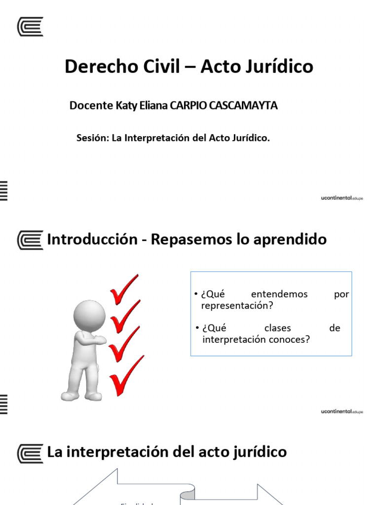 Interpretación del Acto Jurídico | PDF | Justicia | Crimen y violencia