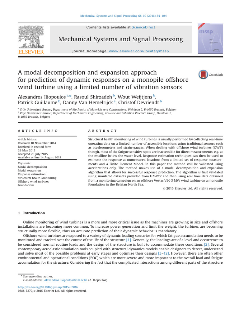 Modal Decomposition And Expansion Approach Pdf Normal Mode Finite Element Method