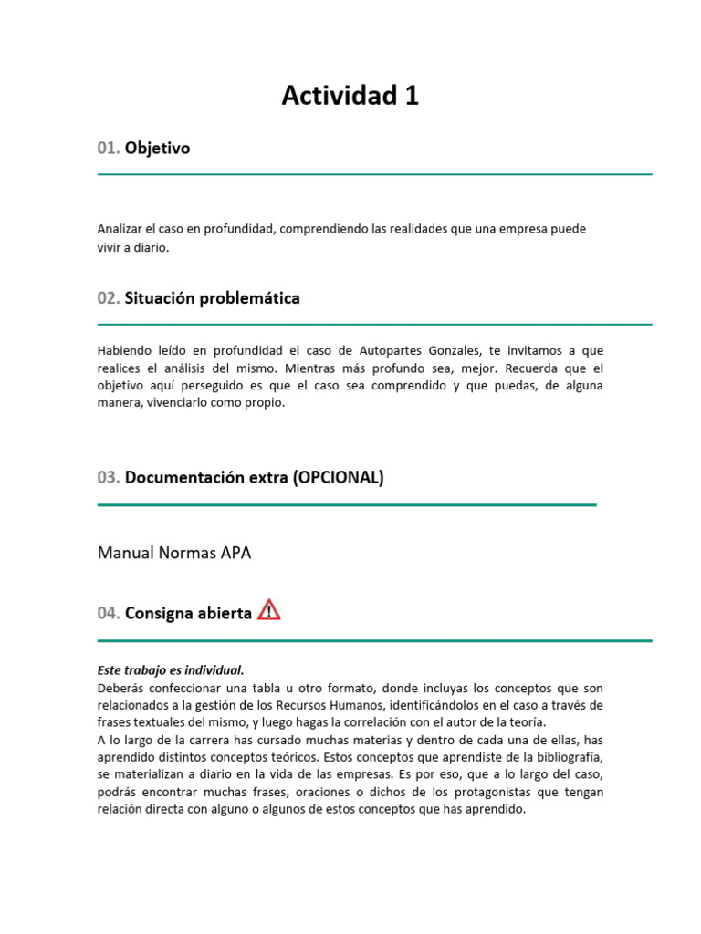 Actividad Módulo 1 | PDF