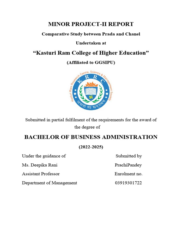 Minor Project | PDF | Methodology | Statistics