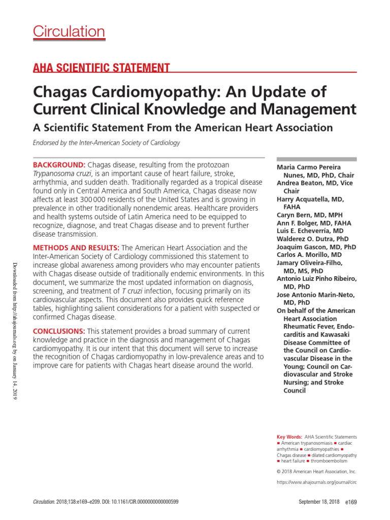 Chagas | PDF | Heart Failure | Heart