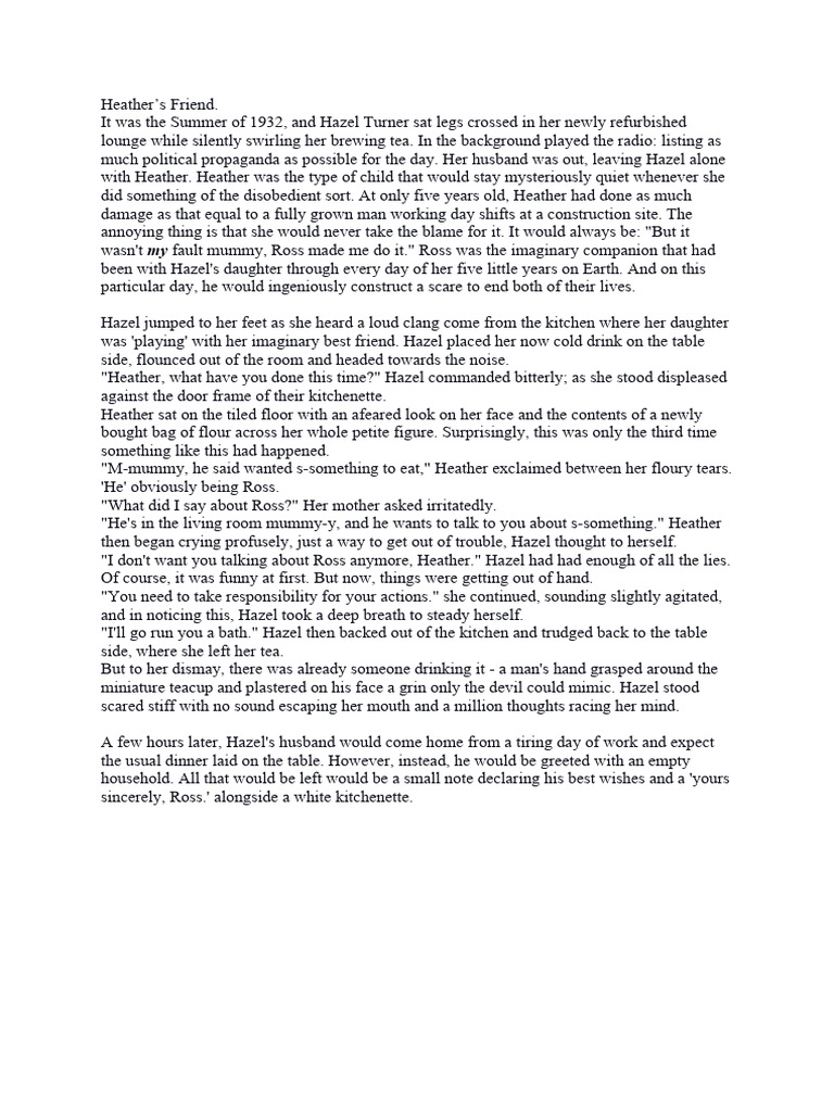 Heather's Friend | PDF
