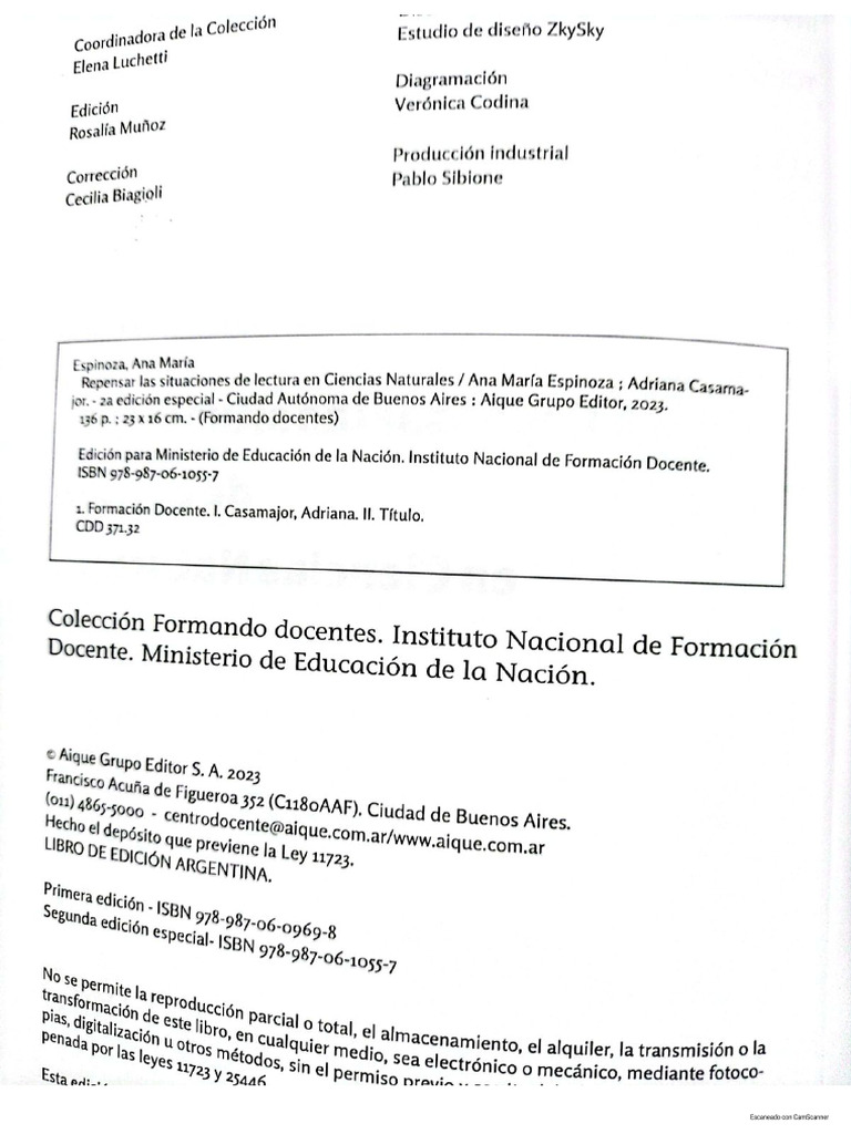 Repensar Lectura Cs Nat | PDF