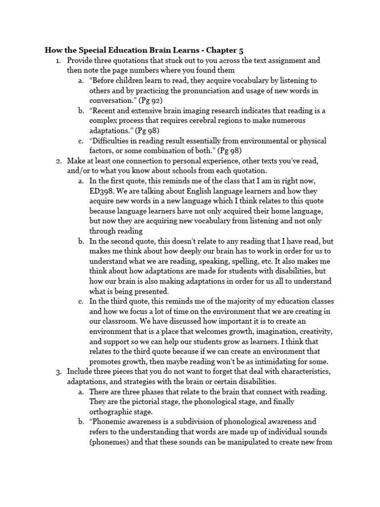 Module 5 Reading | PDF | Dyslexia | Vocabulary