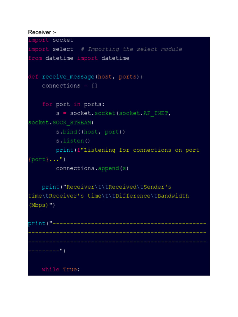 DCPRACTICAL 4 (Yash Darole) | PDF | Internet Protocols | Network Socket