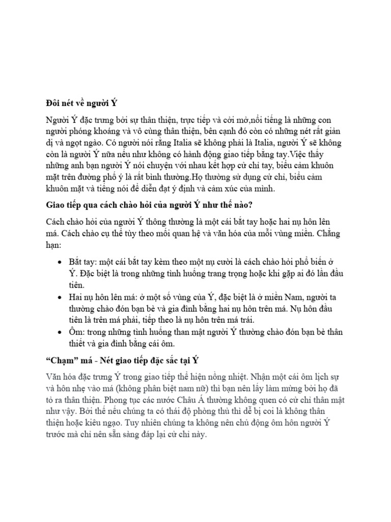 Noi dung van hoa giao tiep | PDF