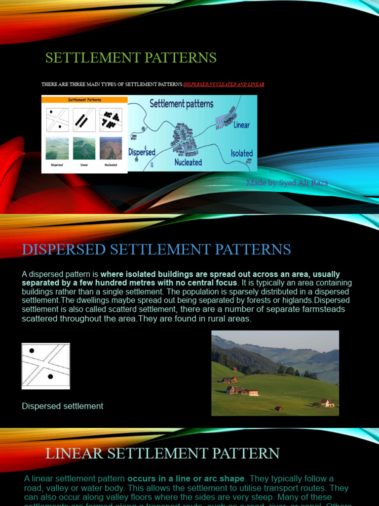 Settlement Patterns | PDF