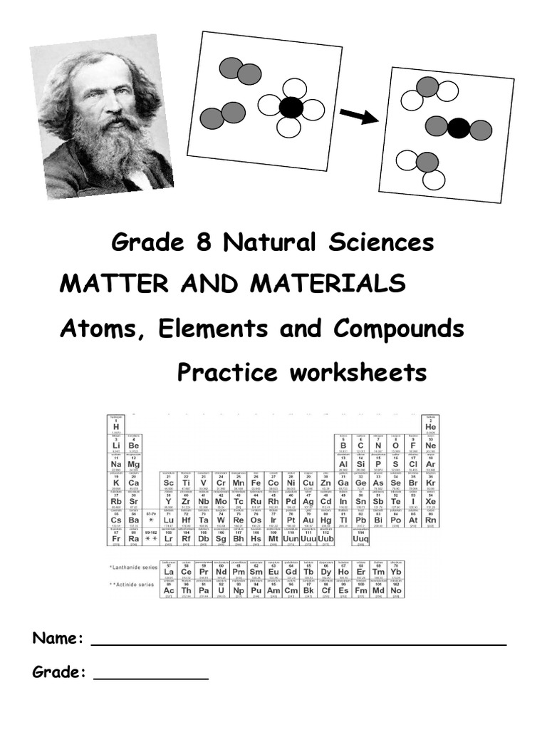 Grade 8 Matter | PDF | Oxide | Chemical Elements