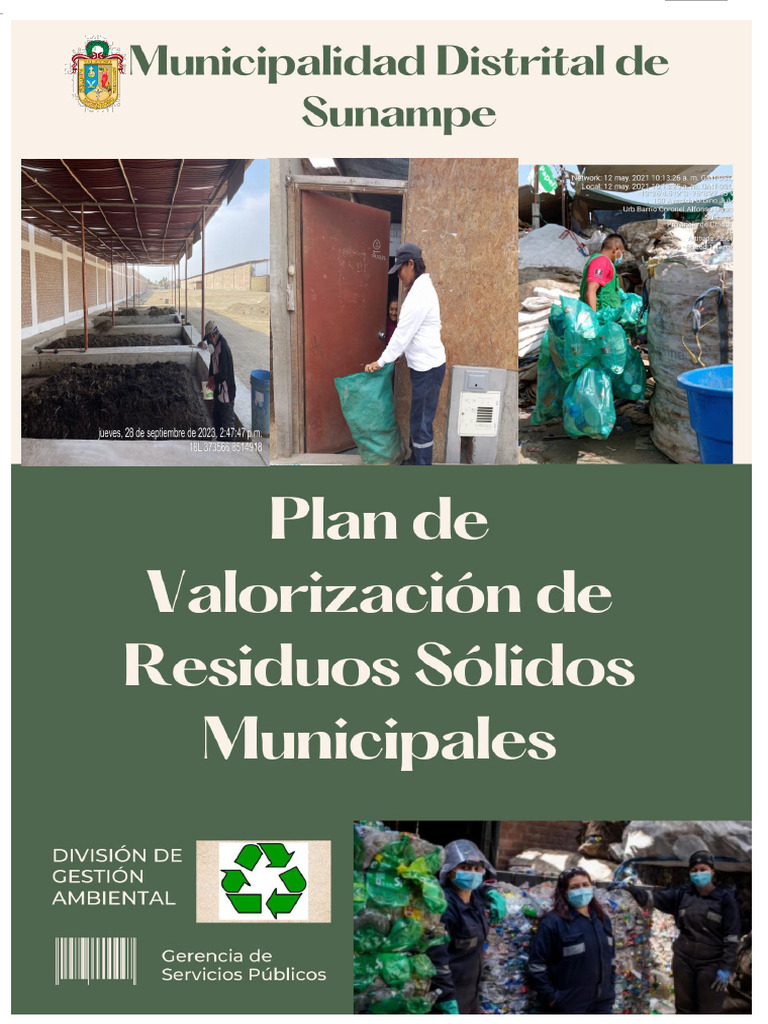 Plan-de-Valorización-2023 | PDF | Residuos | Residuos sólidos urbanos