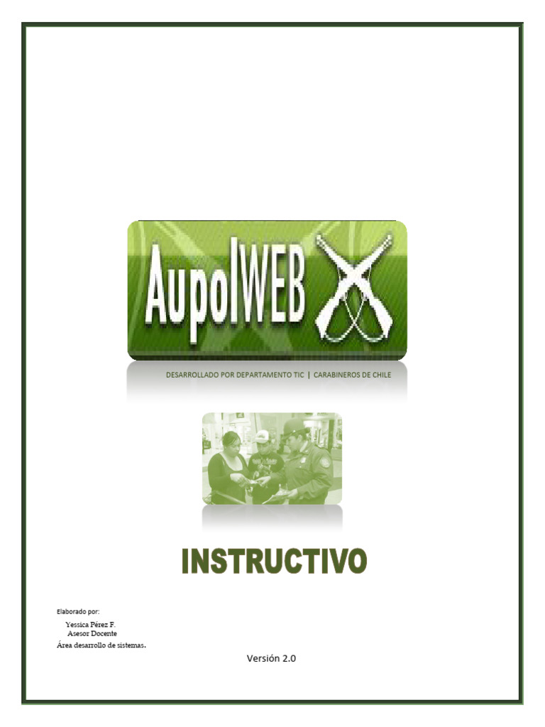Instructivo Aupol Web V2 | PDF | Tecnología de información y comunicaciones | Tecnologías de la ...