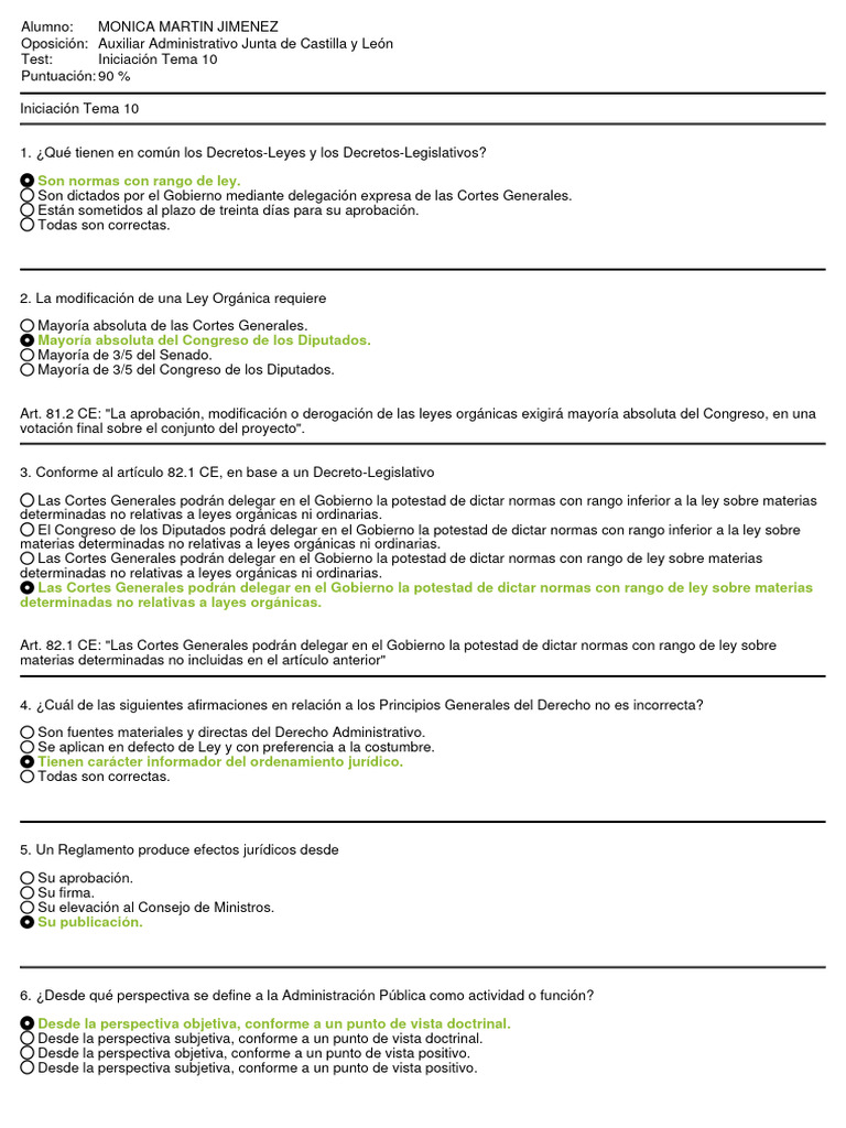T 10 | PDF | Regulación | Justicia