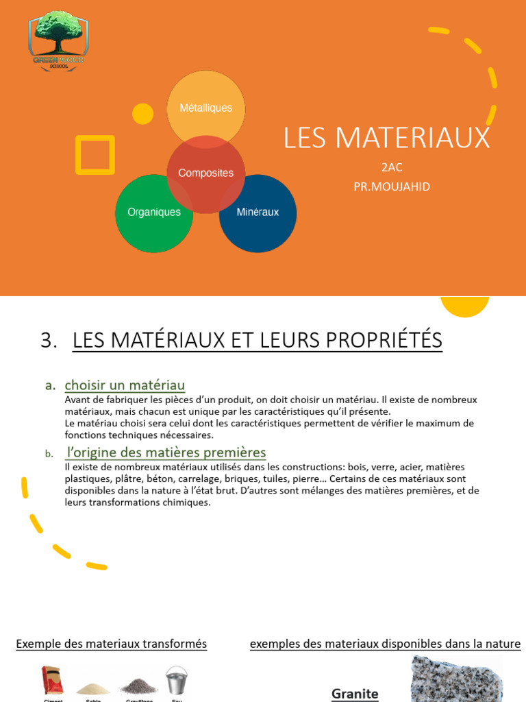 Propriétés et types de matériaux | PDF | Science des matériaux | Dureté ...