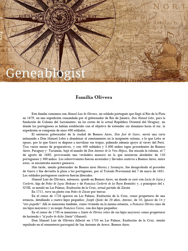 Familia Olivera | PDF