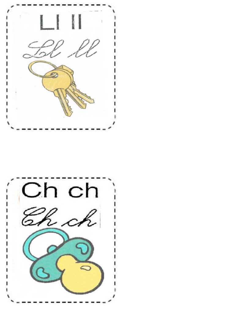 Abecedario CH y LL | PDF