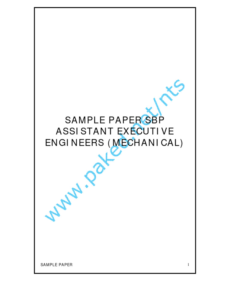 Sui Southern Gas Sample Paper | PDF | Heat | Temperature