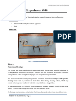 Ackermann Steering Geometry Explained | PDF | Vehicles | Vehicle Technology