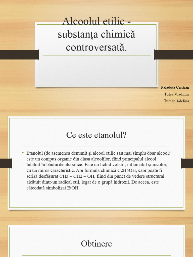 Alcool Etilic | PDF