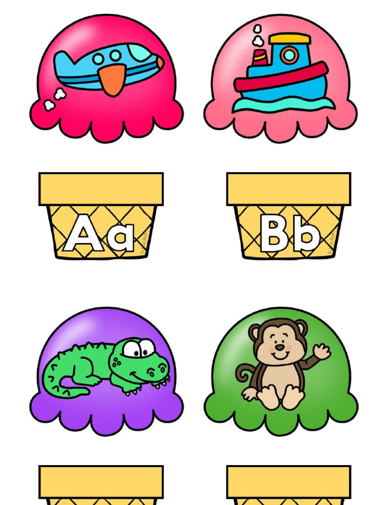 Abecedario Helados | PDF