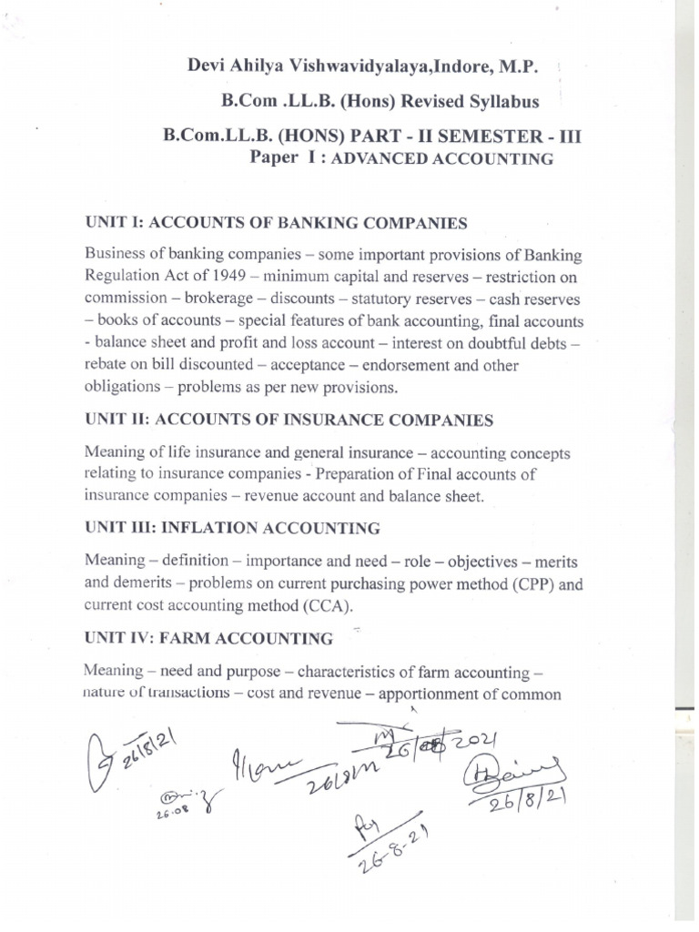 LL B - Hons - Sem - III | PDF