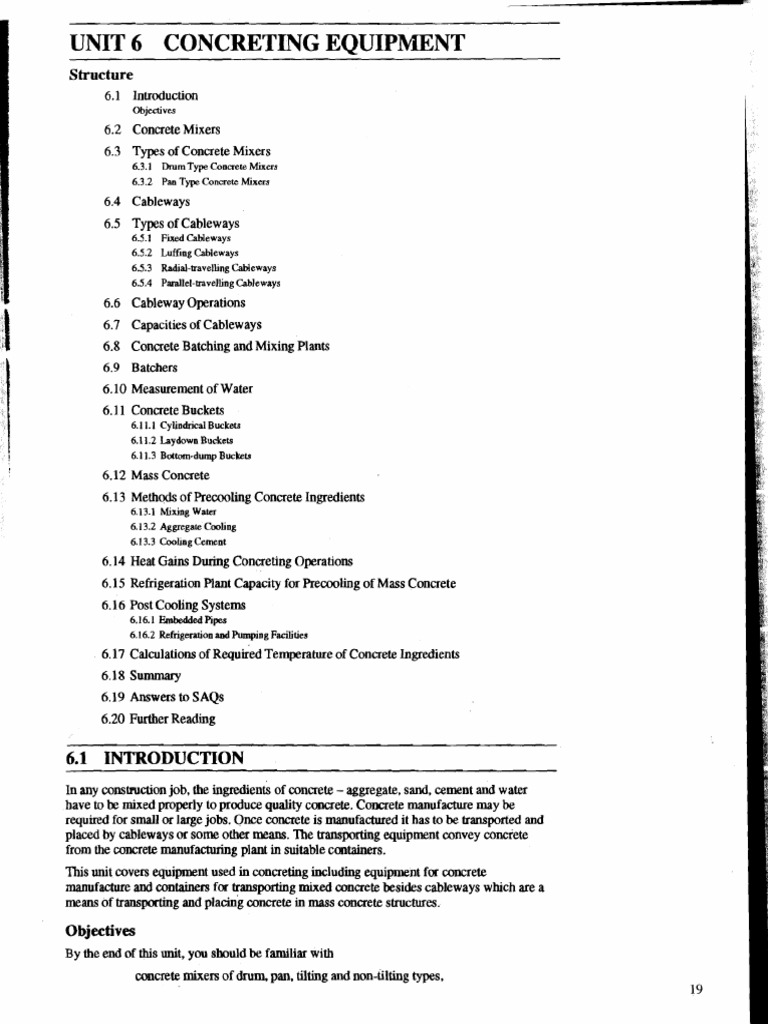 Concreting Equipment Notes | PDF | Concrete | Pipe (Fluid Conveyance)