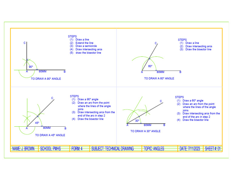 Plane Geometry (Angles) 1 of 2 | PDF | Angle | Euclidean Plane Geometry