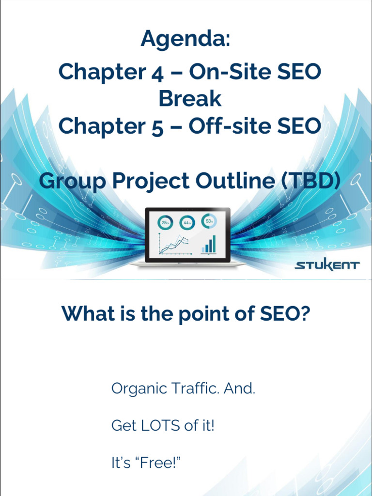 Class 4 - Chapters 4 and 5 - On-Site and Off-Site SEO | PDF | Search ...