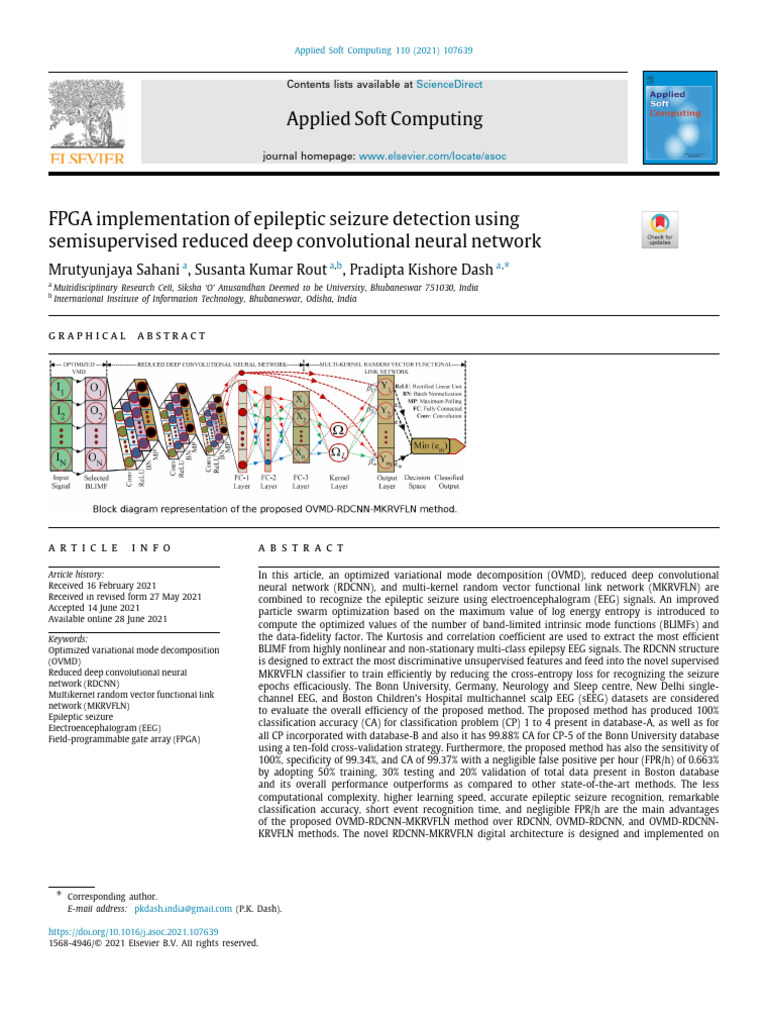 Sahani Et Al - 2021 - FPGA Implementation of Epileptic Seizure Detection Using Semisupervised ...