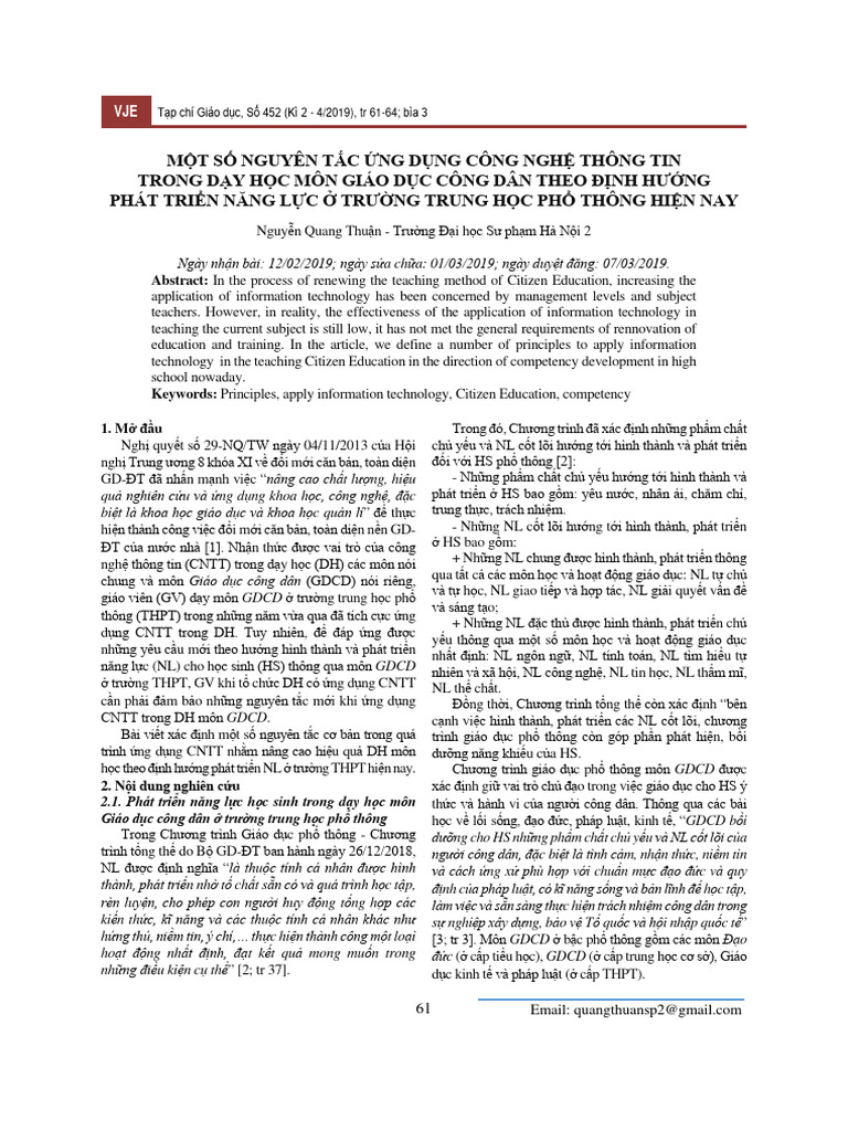 13nguyen Quang Thuan | PDF