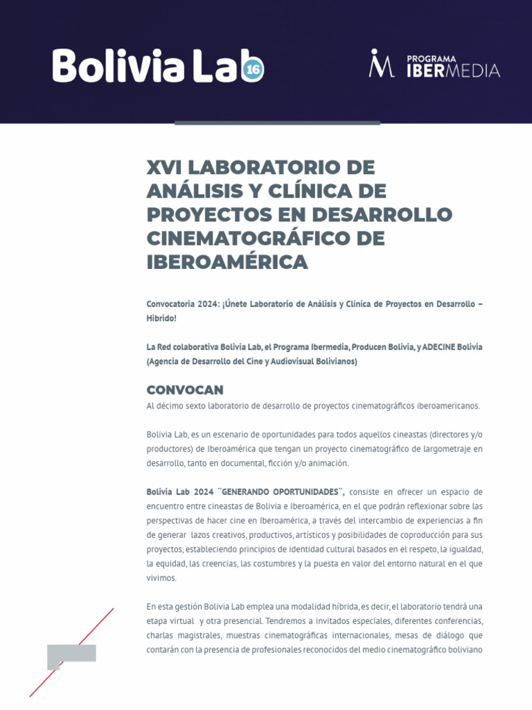 Bolivia Lab - Laboratorio-2024 | PDF | Bolivia | Red mundial