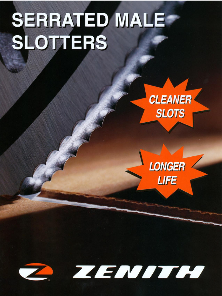 Zenith Male Slotter Knives Brochure | PDF