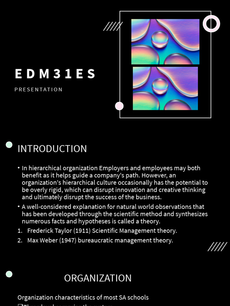Edm Presentation | PDF | Bureaucracy | Leadership