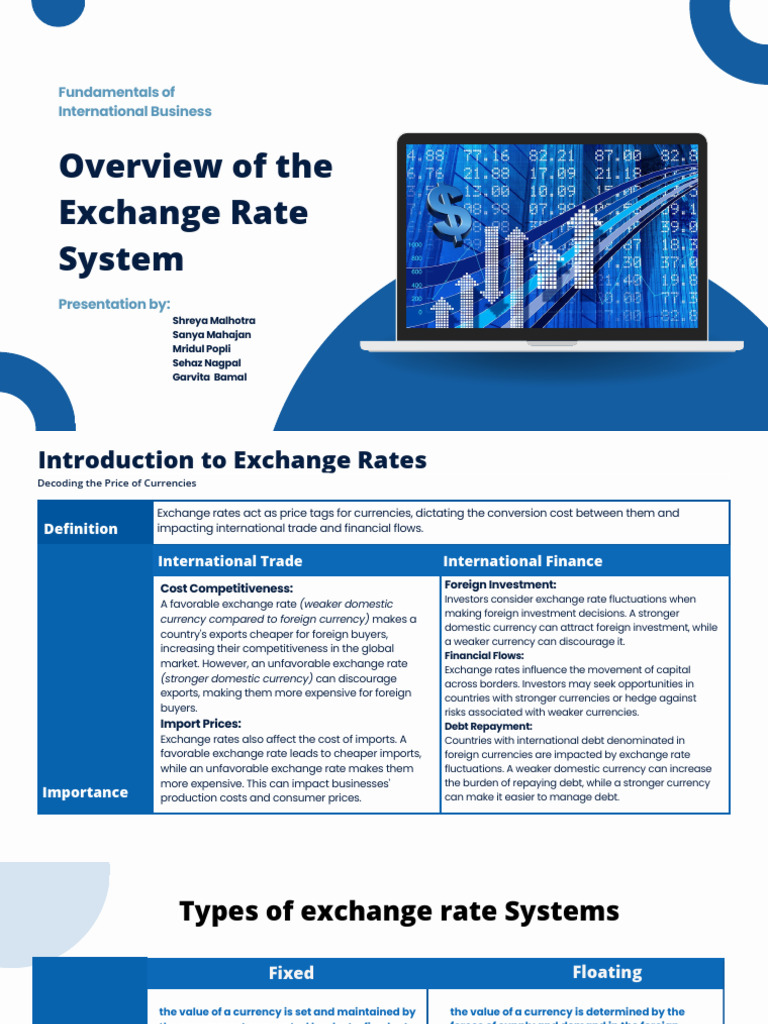 Understanding Exchange Rate Systems | PDF | Exchange Rate | Foreign ...