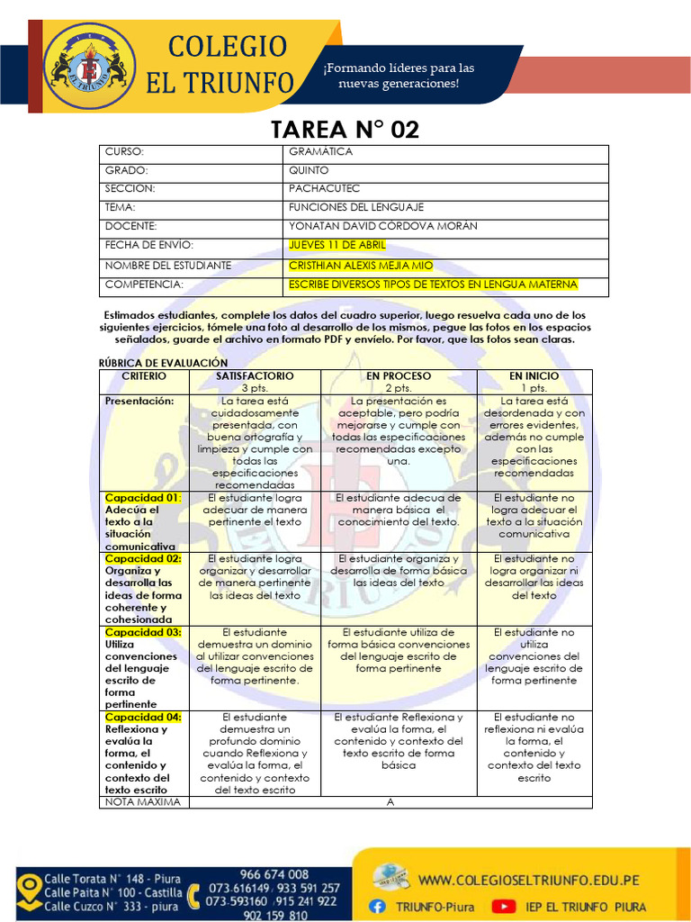 tarea-02-it-2024 | PDF | Comunicación humana