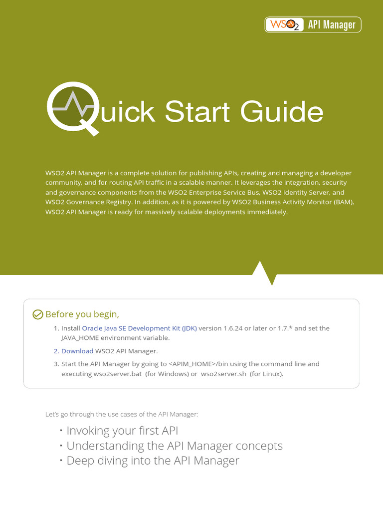 Wso2 Apim Quick Start Guide | PDF | Login | Application Software