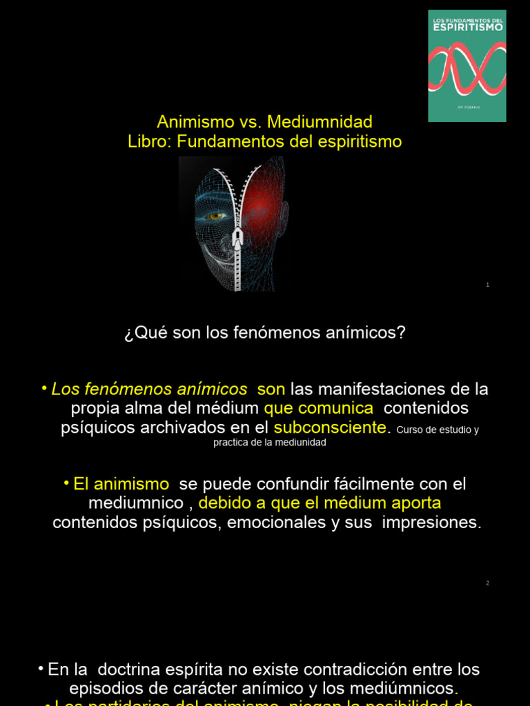 Animismo y Mediumnidad: Diferencias Clave | PDF | Clarividencia ...
