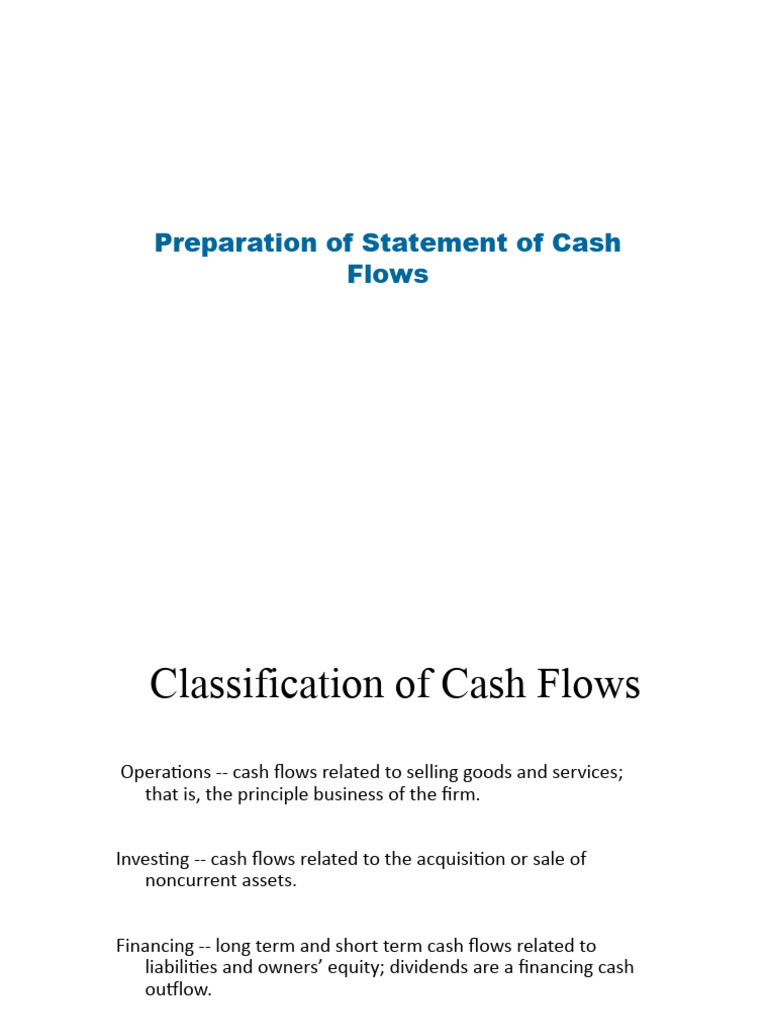 Cash Flow Statement Report | PDF | Cash Flow Statement | Expense