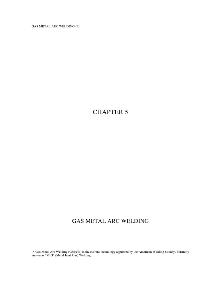 3-Gas Metal Arc Welding (GMAW) | PDF | Welding | Construction