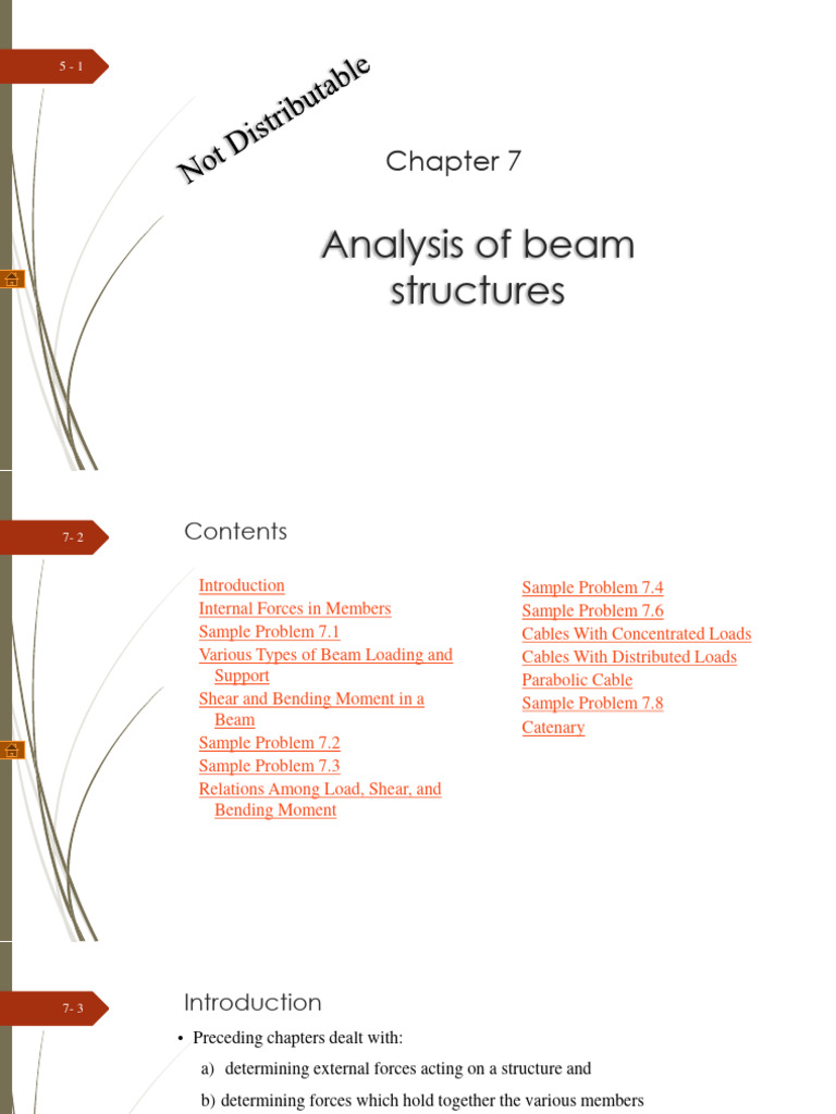 Chapter-7 - Parts 1 and 2 | PDF | Bending | Beam (Structure)