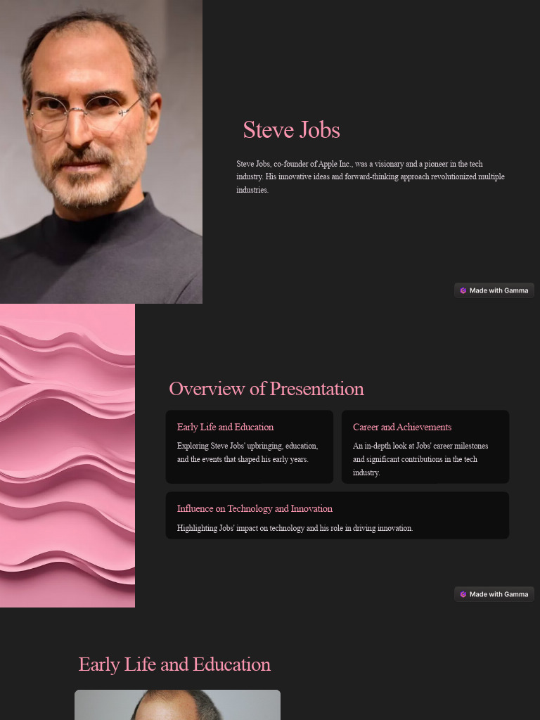 Steve J | PDF | Steve Jobs | Entrepreneurship