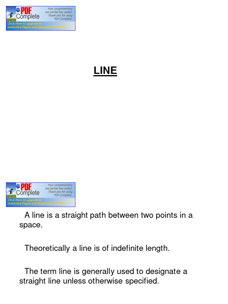 Line | PDF | Angle | Line (Geometry)